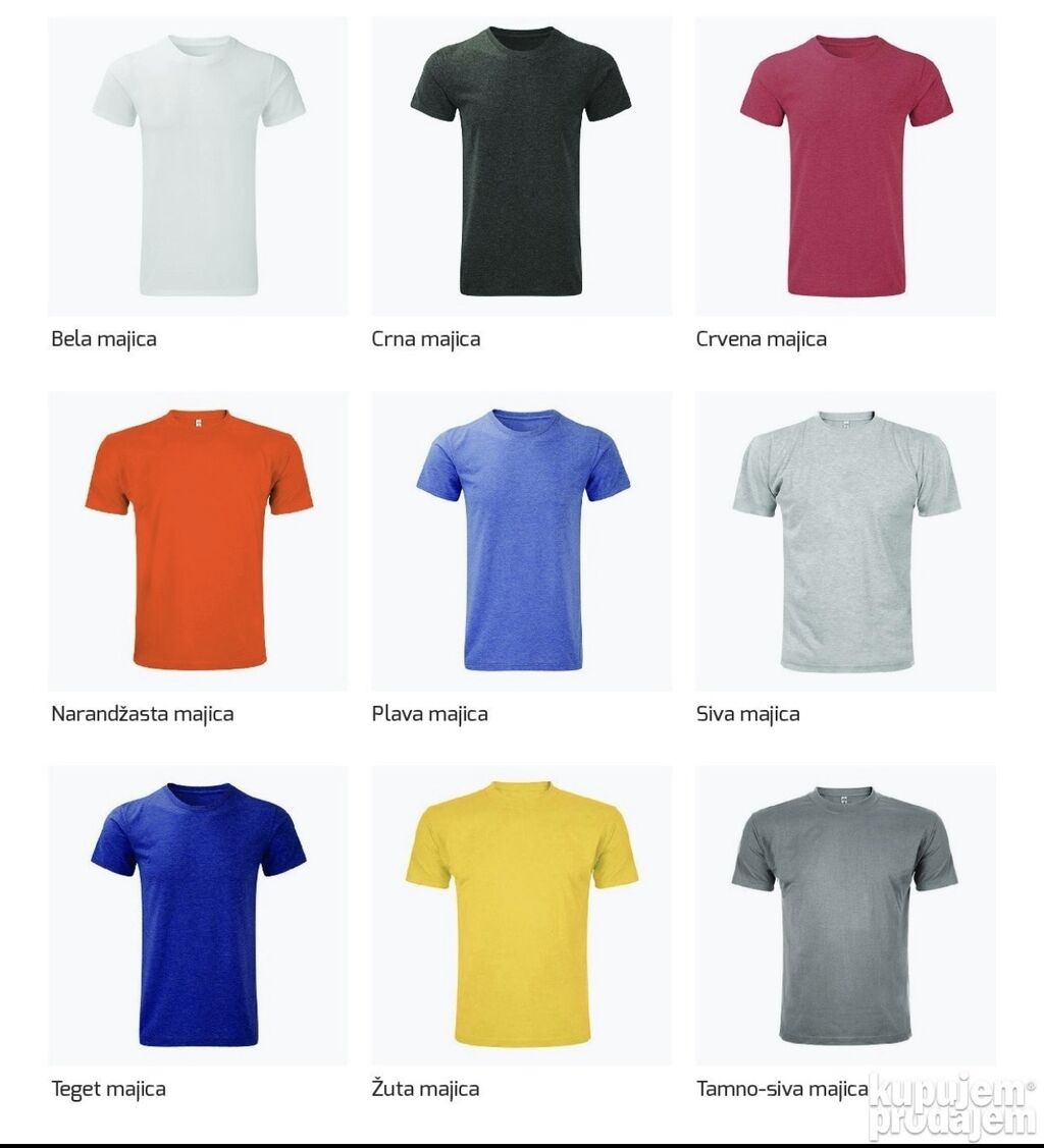 Men's T-shirt S (EU 36), M (EU 38), L (EU 40)