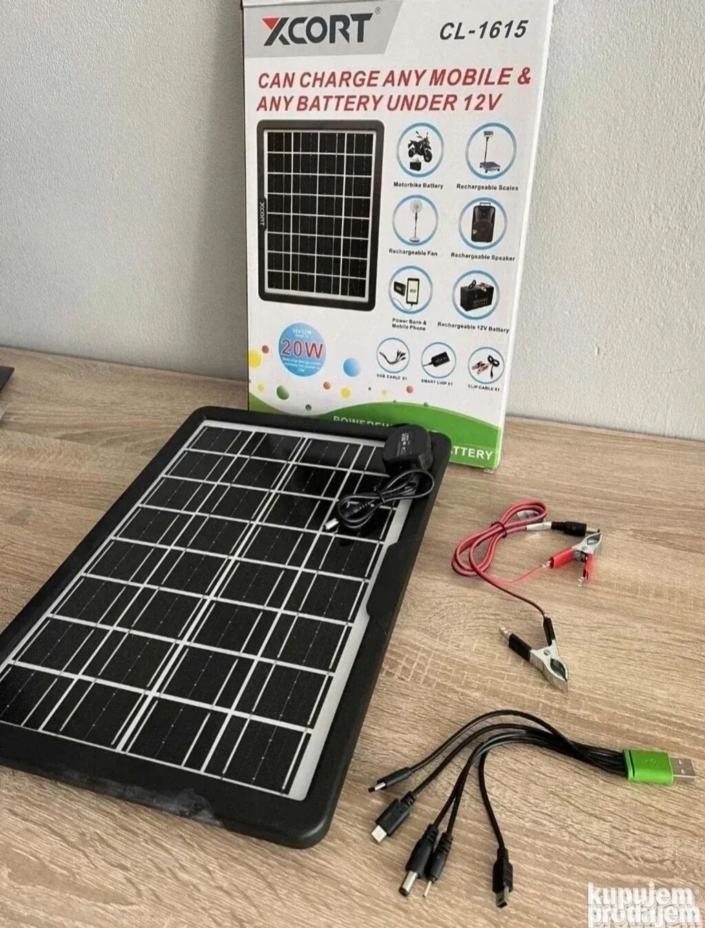 Solarni punjac 20w panel Solarni punjac Solarni paneli Najjaci