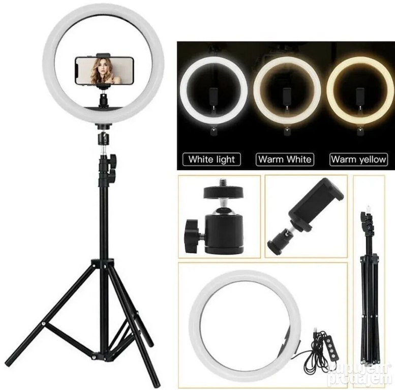 Ring light led svetlo za slikanje 12 inca 30cm + stativ Ring fill