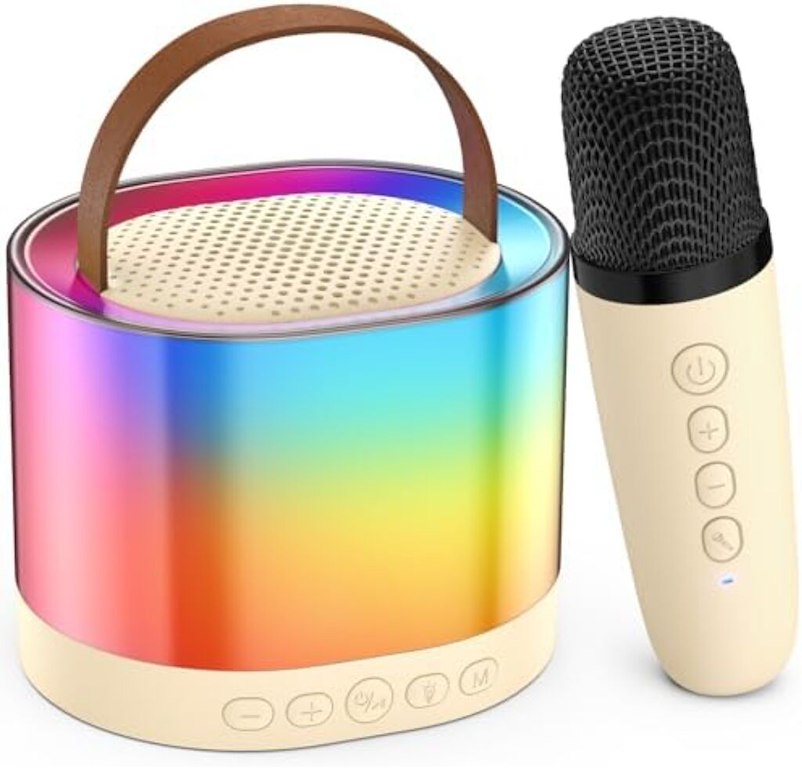 Karaoke Bluetooth Rgb Prenosni Zvucnik D23 Karaoke mašina ima odličan