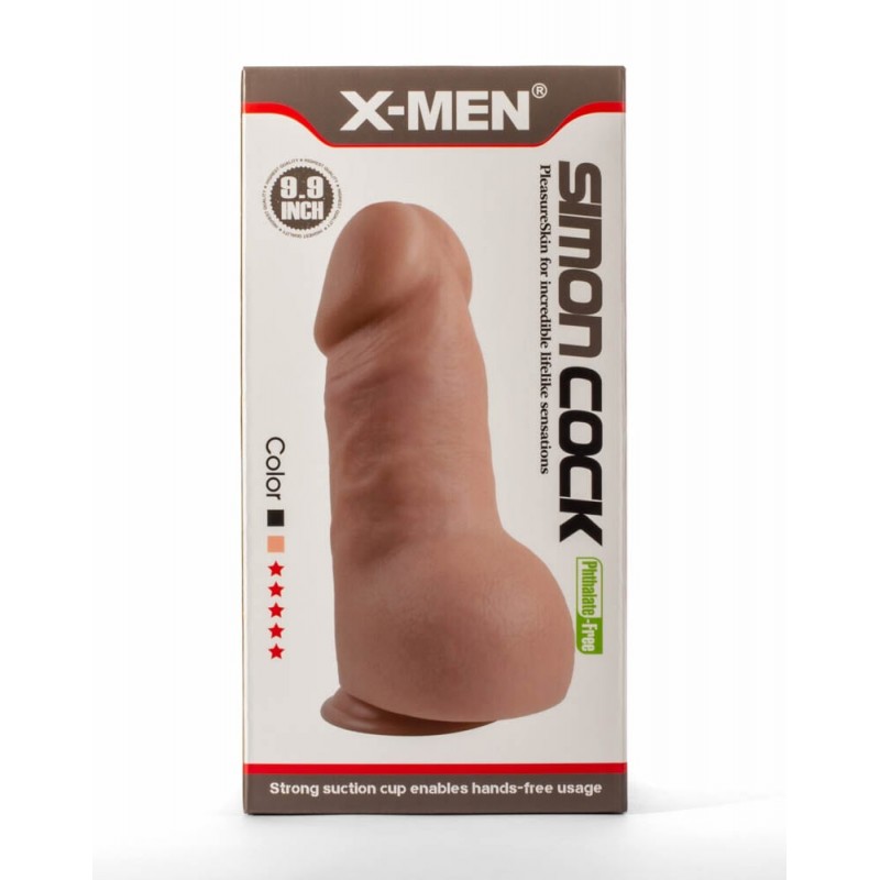 X-Men Simon 9.9" Cock Black, XMEN00017 / 8107