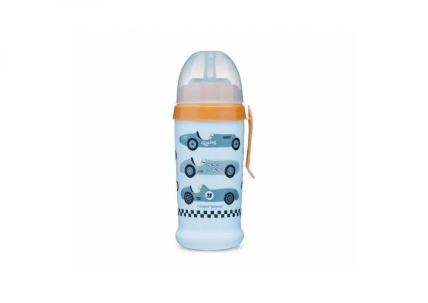 CANPOL BABIES NON-SPILL SPORTSKA SOLJA RACING CABRIOLETS - LIGHT BLUE 56516 (56516_blul)