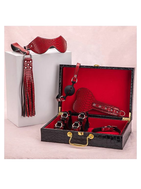 Luxury bondage set red, AF1076 / 0127