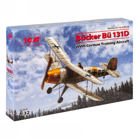 ICM Model Kit Aircraft - Bücker Bü 131D WWII German Training Aircraft 1:32 ( 060950 )