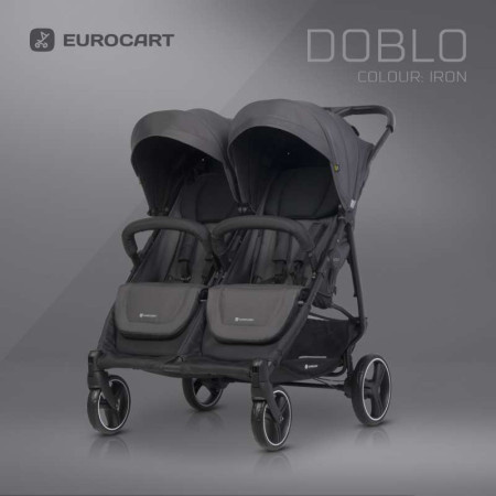 Euro-cart kolica za blizance doblo iron ( W/EU/DOBLO/IR )