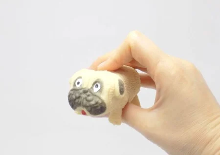 Antistres figura squishy pas bež/roze op23250 1/10 wy ( 77686 )