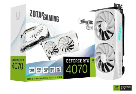 Zotac rtx 4070 gaming geforce twin edge oc white edition 12gb ddr6 192 bit 3xdp/hdmi grafička karta