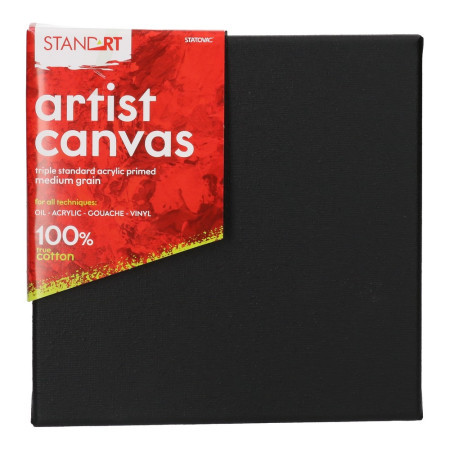 Standart canvas, blind ram, crna, 20 x 20cm ( 602131 )