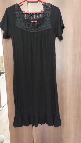 NOVA Crna haljina Turski materijal
