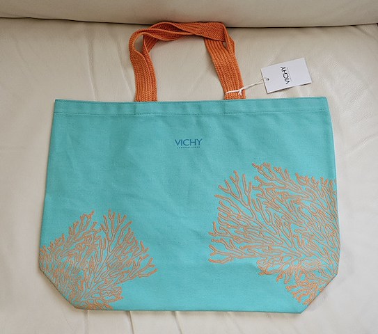 Vichy coral tote torba / ceger, nova sa etiketom