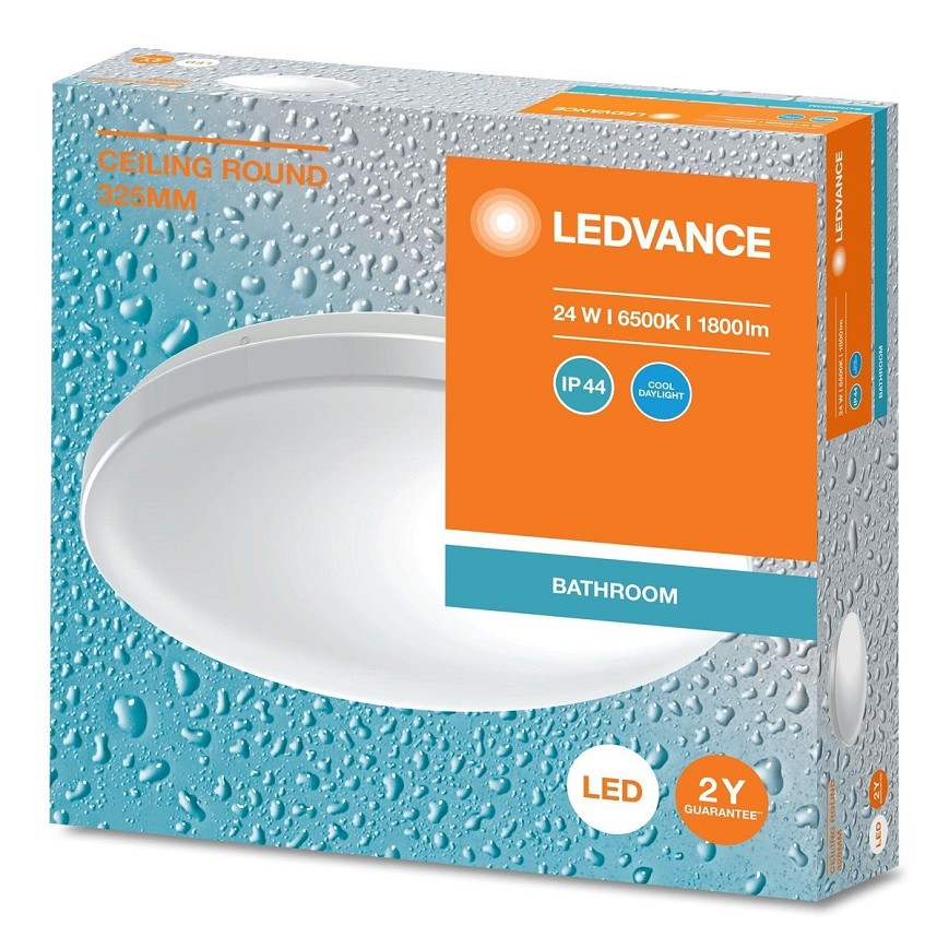 LED PLAFONJERA SA SENZOROM ZVUKA 24W CW 6500K IP44 LEDVANCE