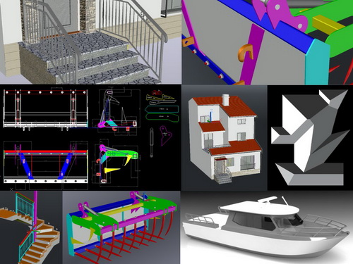 Uslužno 2D/3D crtanje i modelovanje u AutoCAD-u i Blender-u