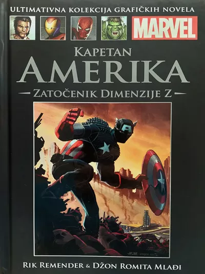 Hachette Marvel grafičke novele 8 Kapetan Amerika: Zatočenik dimenzije Z