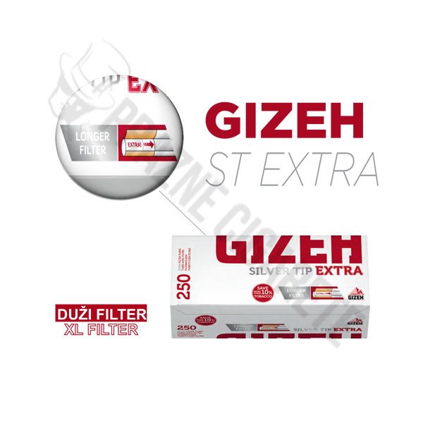 Gizeh Silver Tip 250 – Extra Long Filter