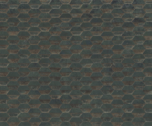 STEEL GREEN STAMPING NATURAL 49,75X99,55