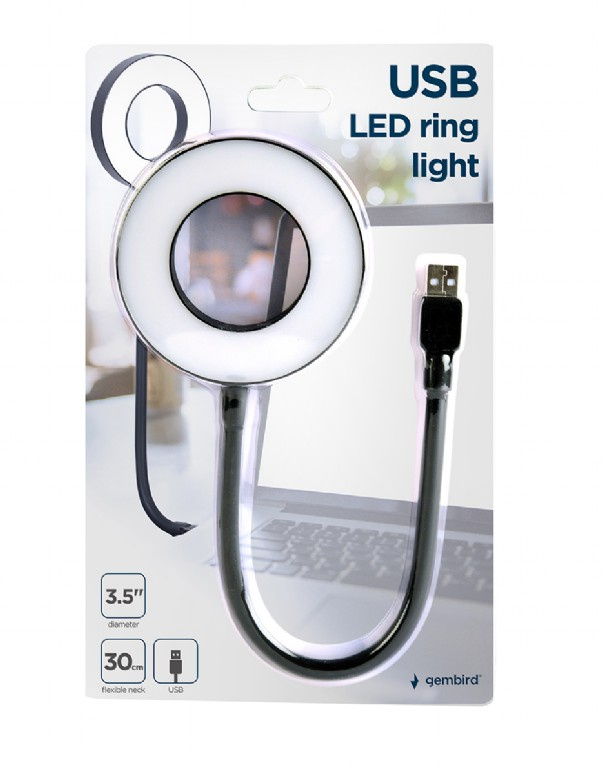 USB LED lampa za laptop Gembird NL-LEDRING-01