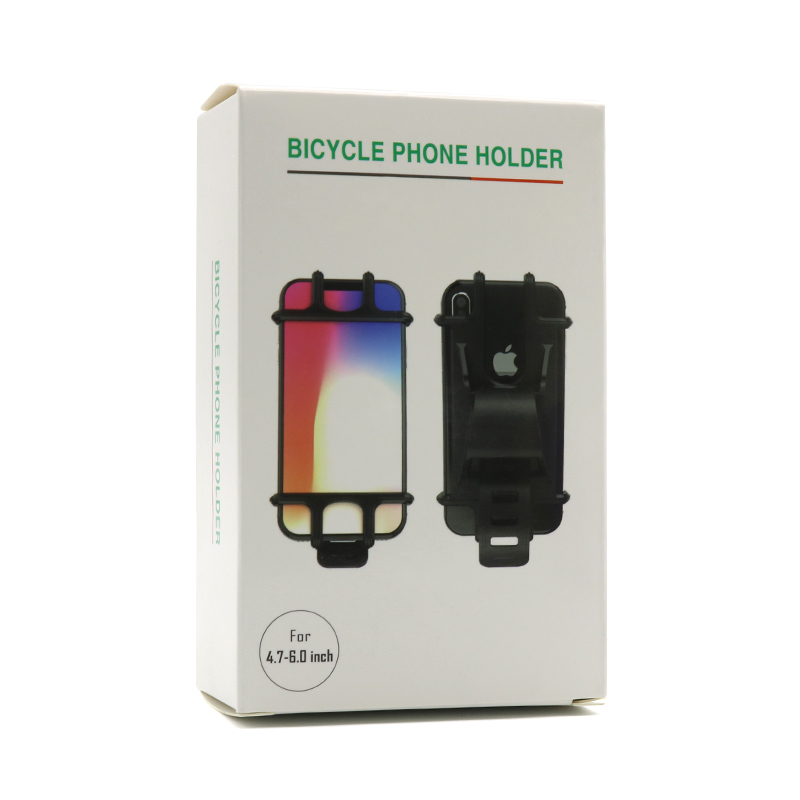 Drzac za mobilni telefon za bicikl/motor/kolica Soft grip crni (MS)