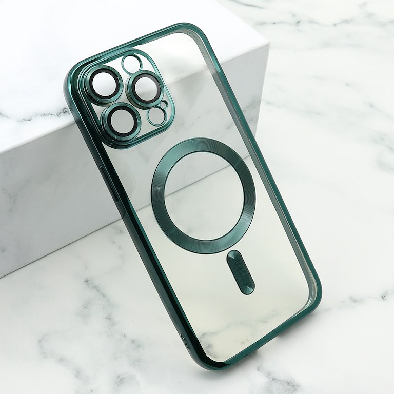 Futrola CAMERA PROTECT MagSafe za iPhone 15 Pro Max (6.7) zelena (MS)