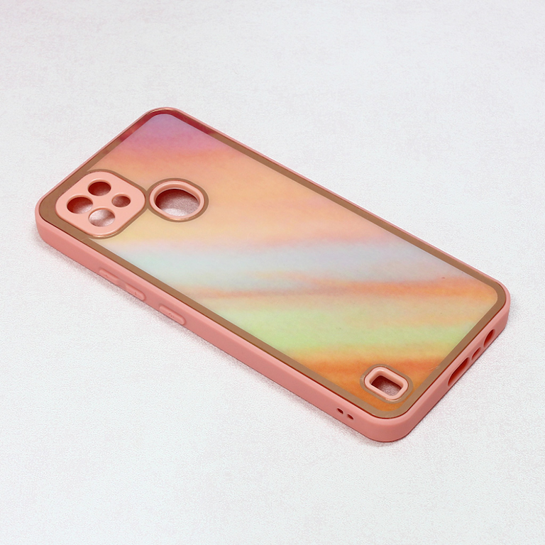 Futrola Candy Marble za Realme C21 roze