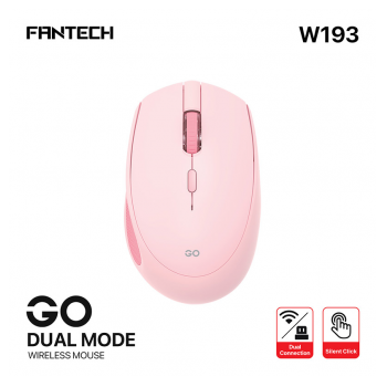 Mis kancelarijski Fantech W193 roze