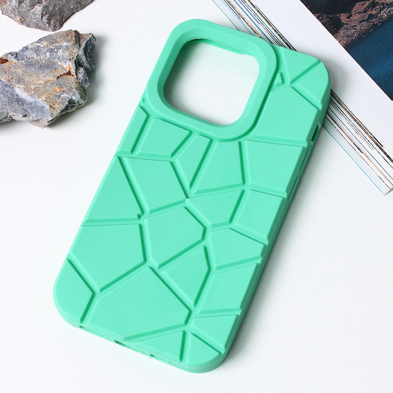 Futrola Color Stone za iPhone 14 Pro mint