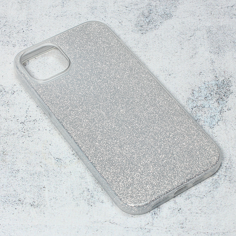 Futrola Crystal Dust za iPhone 14 6.7 Plus srebrna