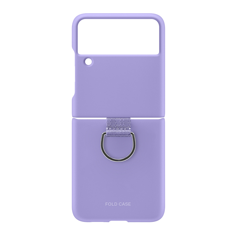 Futrola Elegant Fold design za Samsung F721B Samsung F721 Galaxy Z Flip 4 lila (MS)