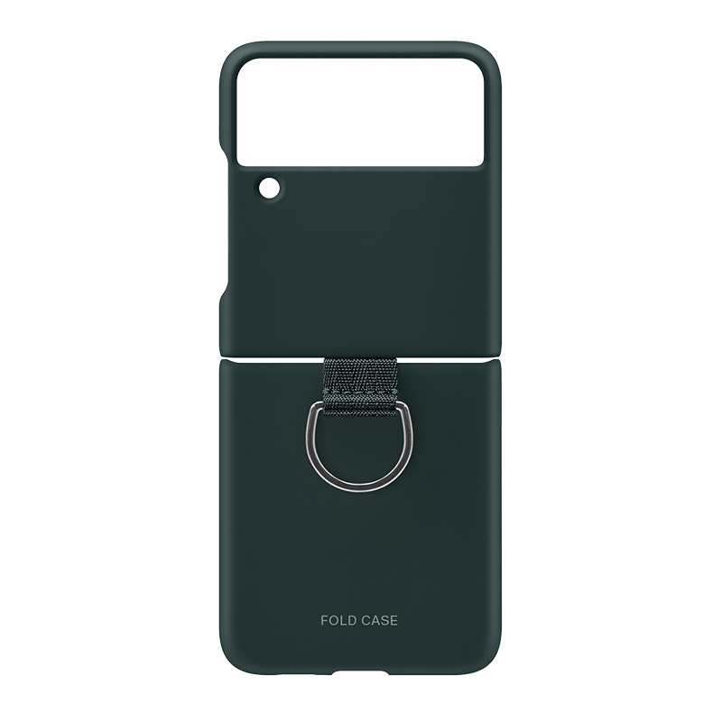 Futrola Elegant Fold design za Samsung F721B Samsung F721 Galaxy Z Flip 4 tamno zelena (MS)