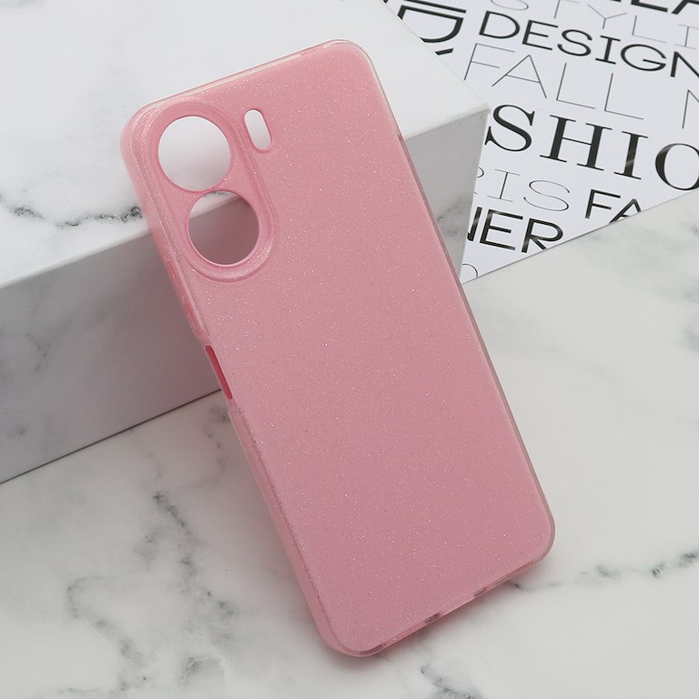 Futrola GLOW SHINING za Xiaomi Redmi 13C 4G svetlo roze (MS)