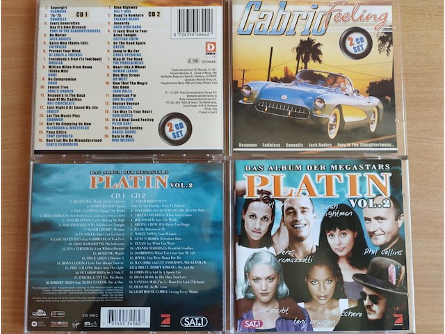Cabrio Feeling+Platinum Vol.2 - Various Artists 2+2 CDs