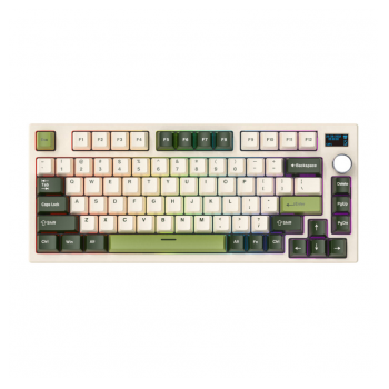 Tastatura Mehanicka Gaming Fantech MK910 RGB Vibe Maxfit 81 Milky Matcha Wireless (Yellow switch)