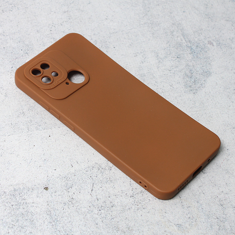 Futrola Silikon Pro Camera za Xiaomi Redmi 10C braon