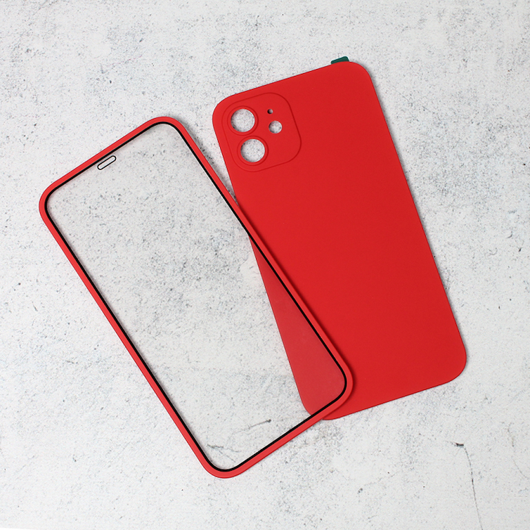 Futrola Slim 360 Full za iPhone 12 6.1 crvena