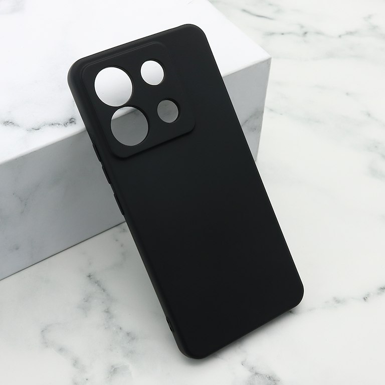 Futrola Soft Silicone za Xiaomi Redmi Note 13 Pro 5G crna (MS)