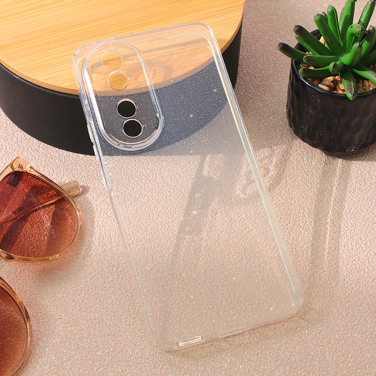 Futrola Sparkle Dust za Huawei Honor 90 Transparent
