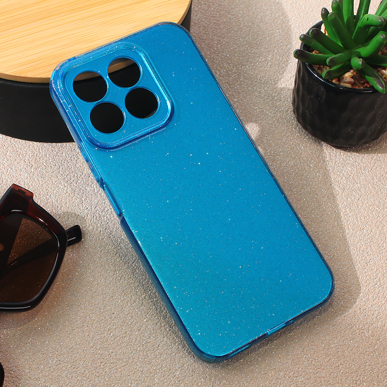 Futrola Sparkle Dust za Huawei Honor X8b svetlo plava