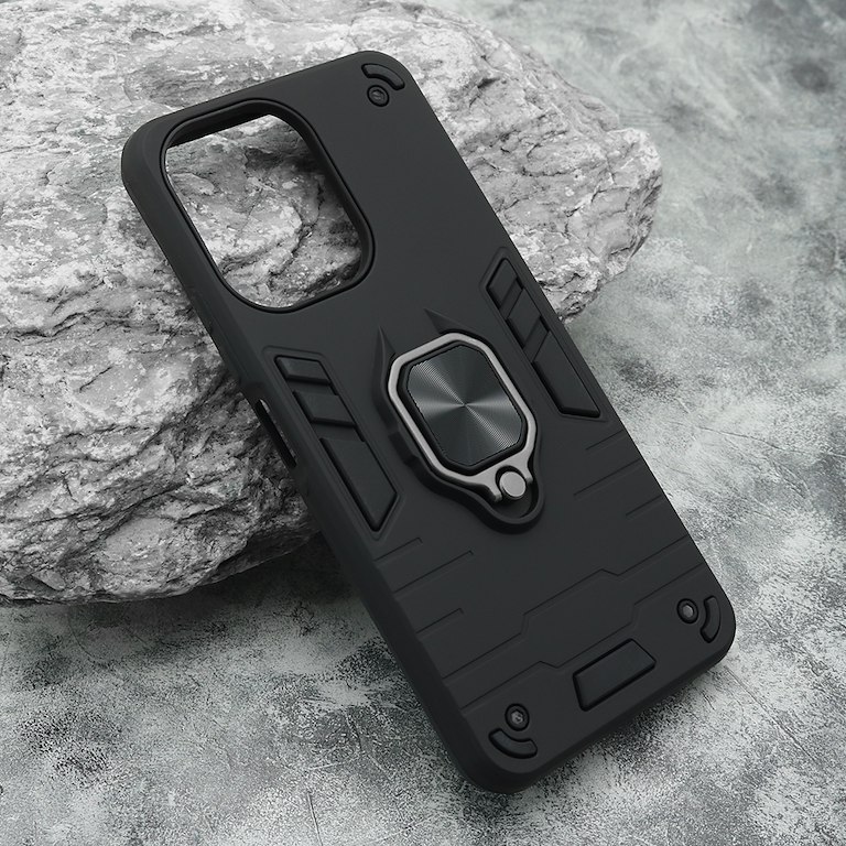 Futrola Square ring za Xiaomi Redmi 13C/Poco C65 pro crna (MS)