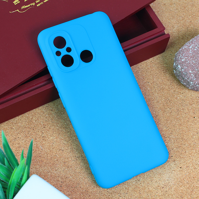 Futrola Teracell Giulietta za Xiaomi Redmi 12C mat svetlo plava