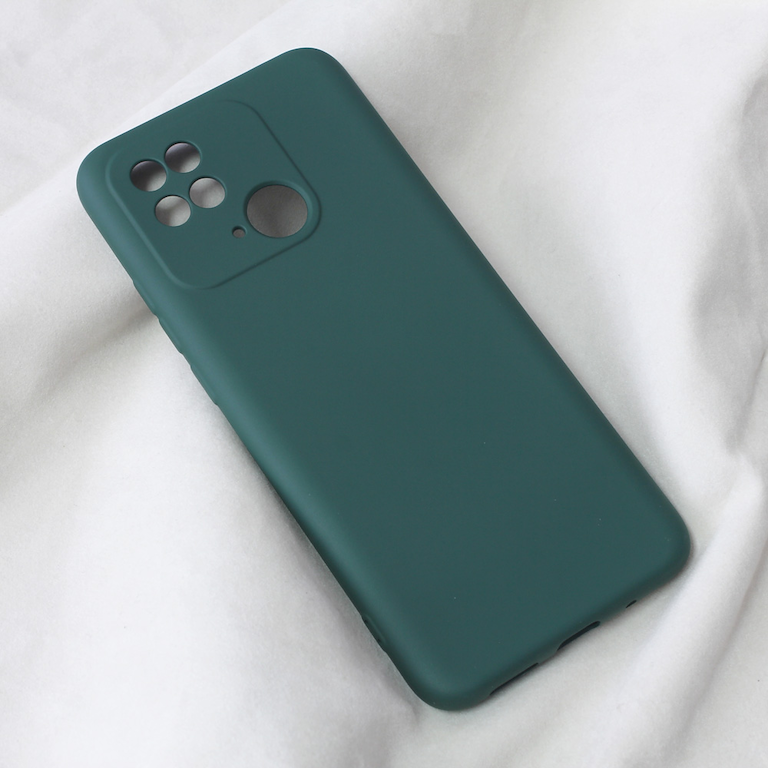 Futrola Teracell Soft Velvet za Xiaomi Redmi 10C tamno zelena