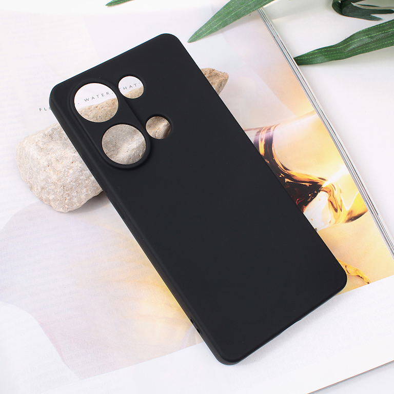 Futrola Teracell Soft Velvet za Xiaomi Redmi Note 13 Pro 4G (EU) crna