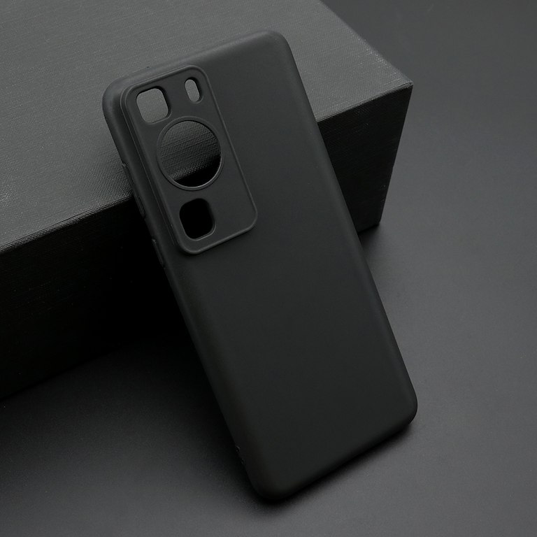 Futrola ultra tanki KOLOR za Huawei P60 Pro crna (MS)