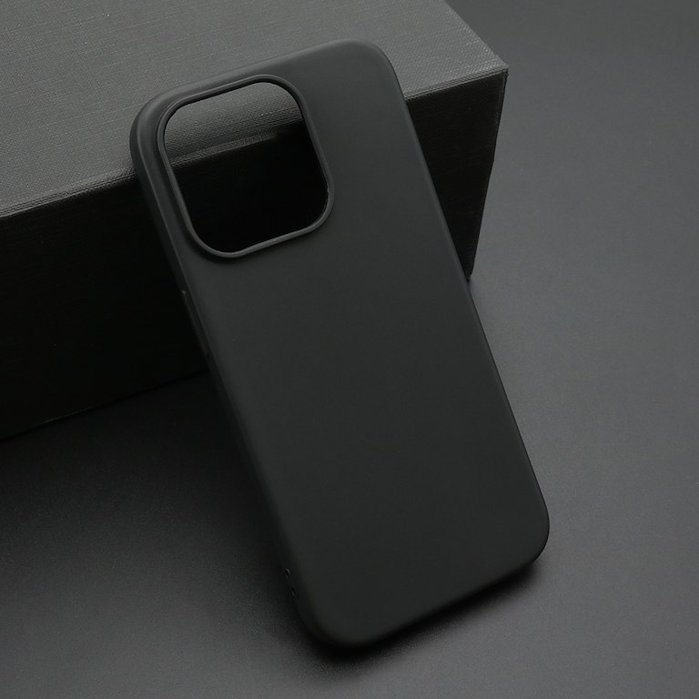 Futrola ultra tanki KOLOR za iPhone 15 Pro (6.1) crna (MS)