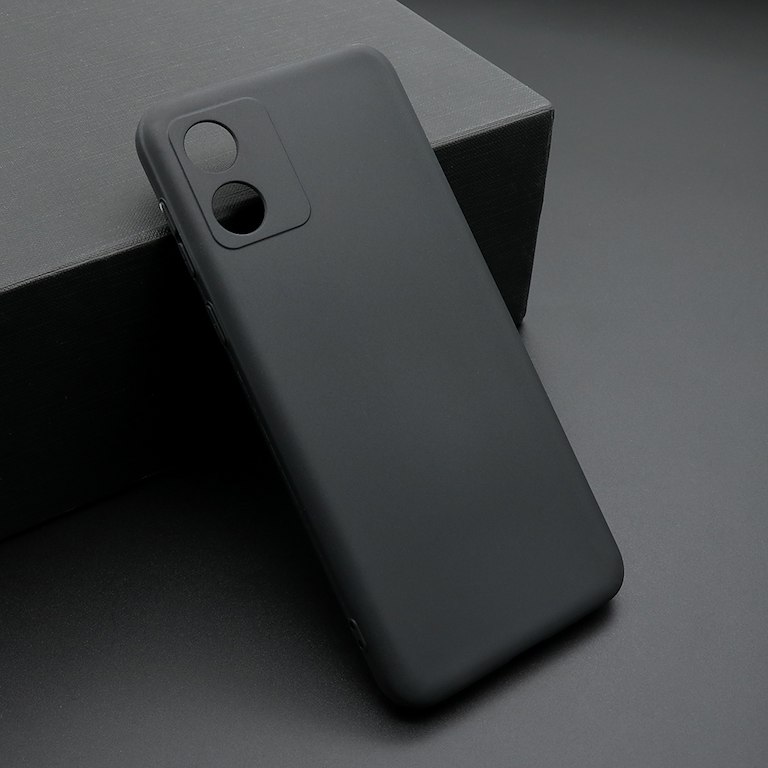 Futrola ultra tanki KOLOR za Motorola Moto E13 crna (MS)