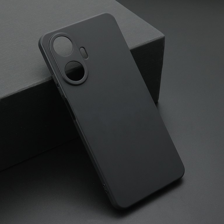 Futrola ultra tanki KOLOR za Realme C55 crna (MS)
