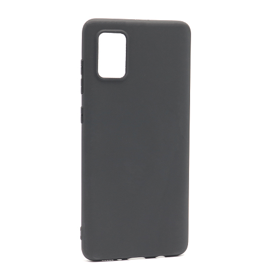 Futrola ultra tanki KOLOR za Samsung A715F Galaxy A71 crna (MS)