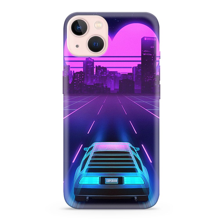 Futrola ultra tanki print providna NEON WAVE za iPhone 13 (6.1) NW02 (MS)