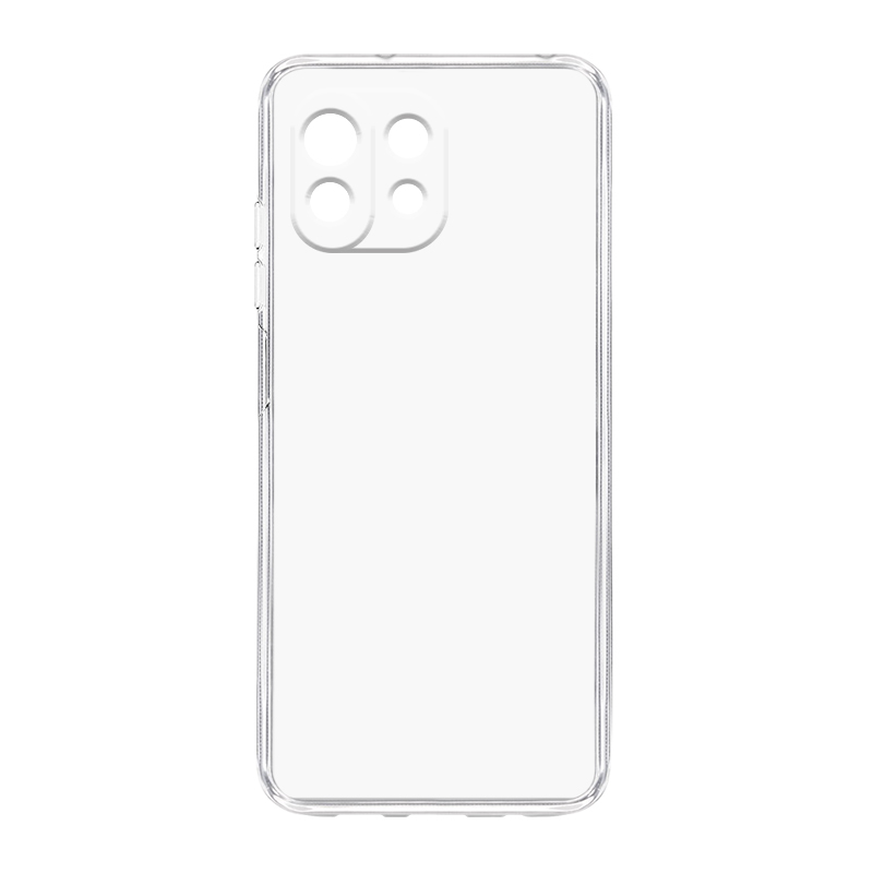 Futrola ultra tanki PROTECT silikon za Xiaomi Mi 11 lite providna (bela) (MS)