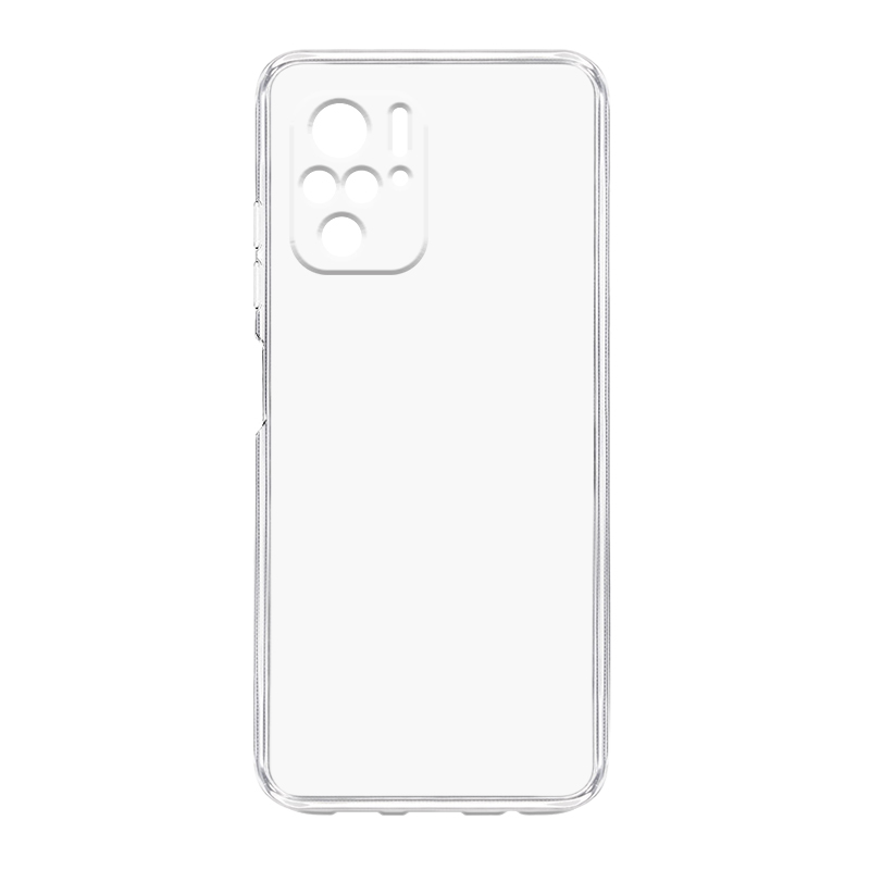 Futrola ultra tanki PROTECT silikon za Xiaomi Redmi Note 10 4G/Redmi Note 10s providna (bela) (MS)