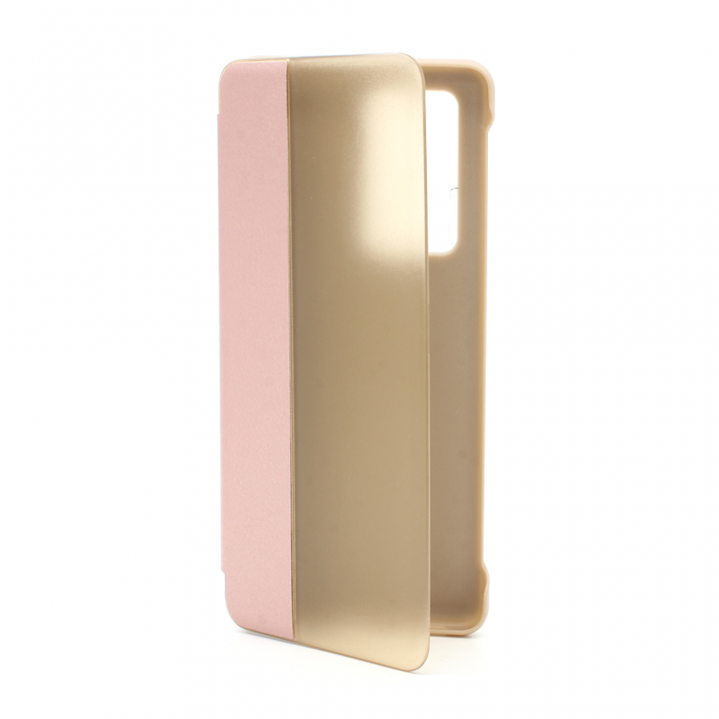 Futrola View Window za Huawei P40 Pro roze