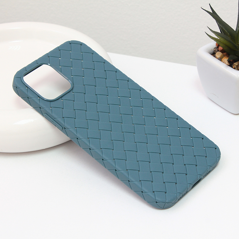 Futrola Weave case za iPhone 12 6.1 svetlo zelena